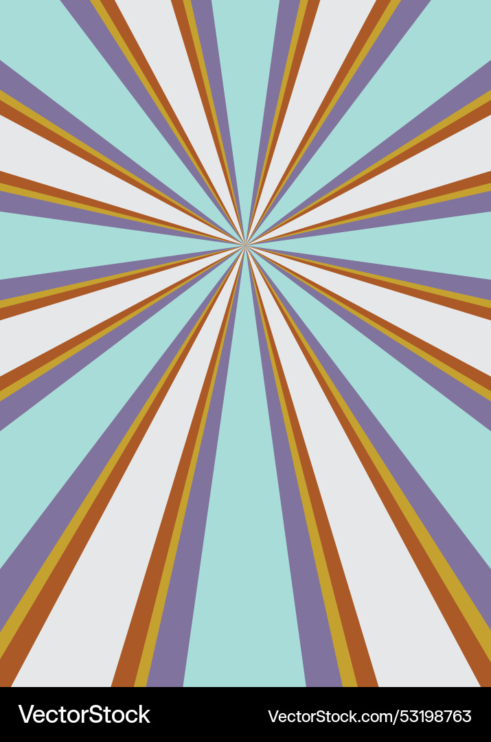 Long vertical abstract vintage explosion rays Vector Image