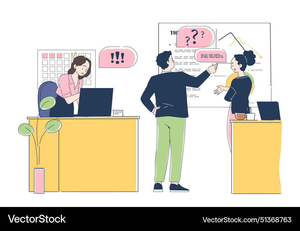 Peer review concept Royalty Free Vector Image - VectorStock