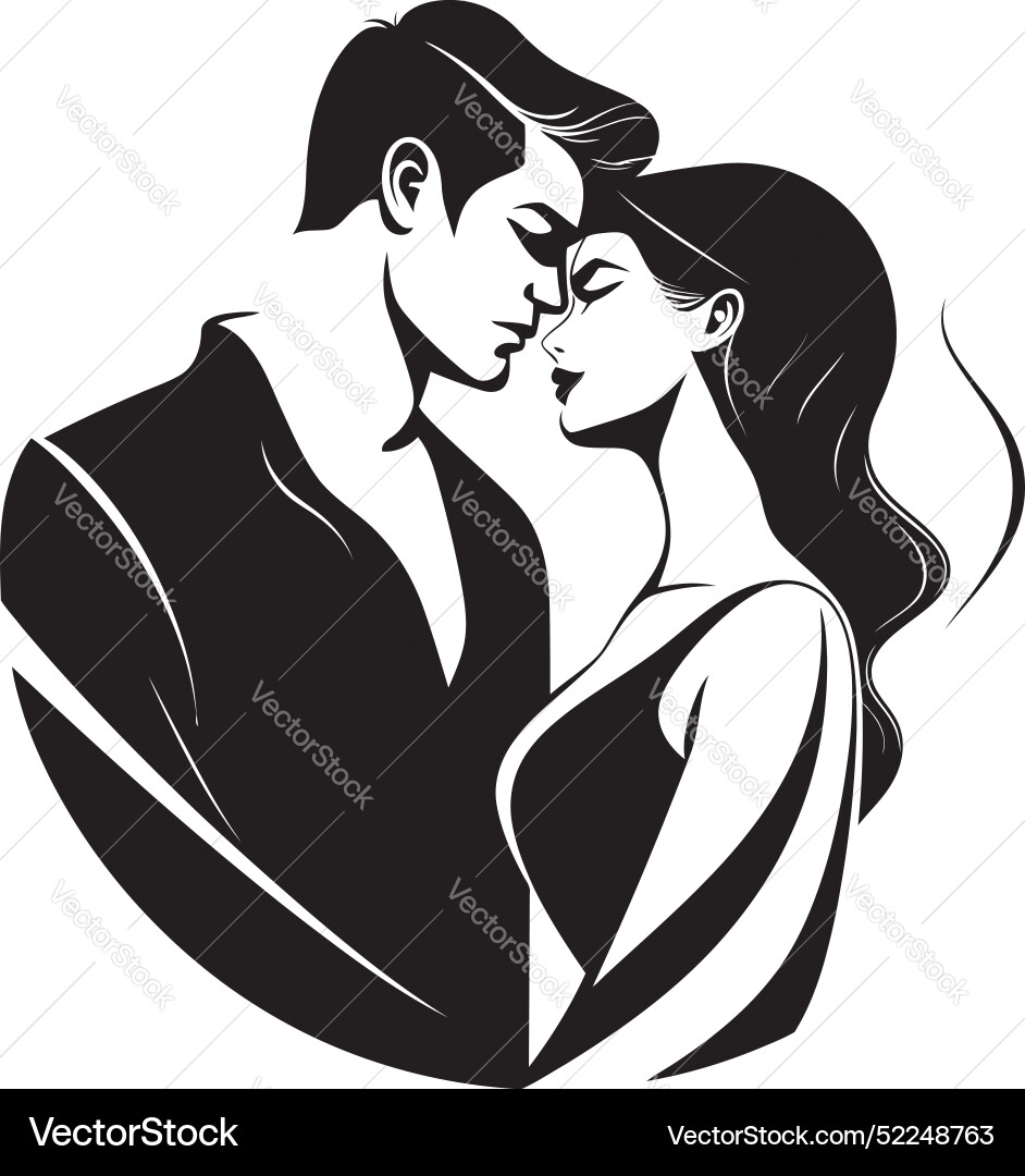 Seducing sweetness elegant design for black Vector Image