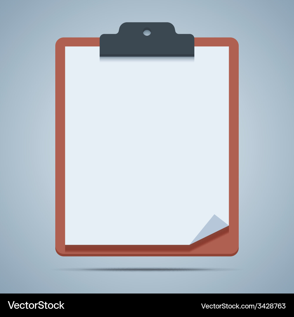 Simple Clipboard Royalty Free Vector Image - VectorStock