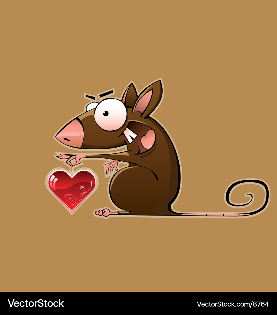 Cartoon rat Royalty Free Vector Image - VectorStock