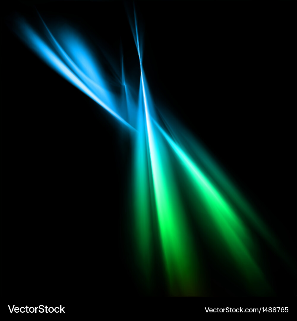 Magic neon light blue lines Royalty Free Vector Image