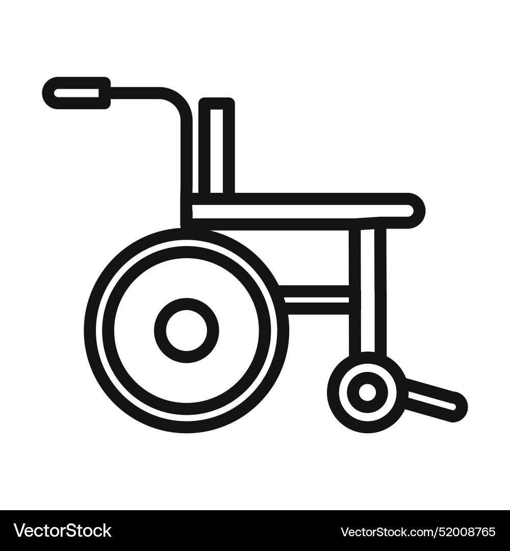 Wheelchair accessibility icon for disability Vector Image