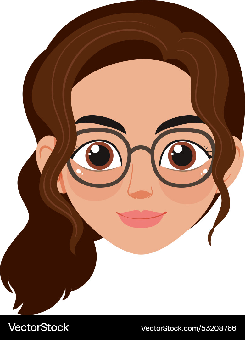 A smiling woman Royalty Free Vector Image - VectorStock