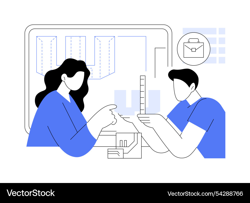 Engineering isolated cartoon Royalty Free Vector Image