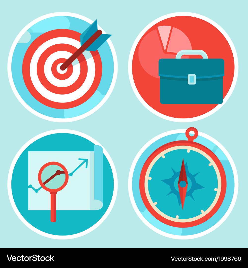 Strategy concepts Royalty Free Vector Image - VectorStock