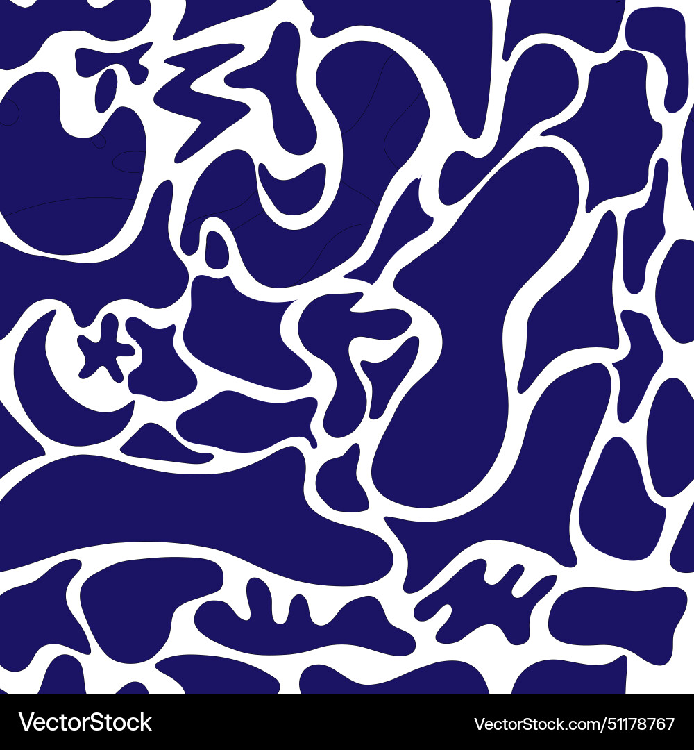 Blue pattern9 Royalty Free Vector Image - VectorStock