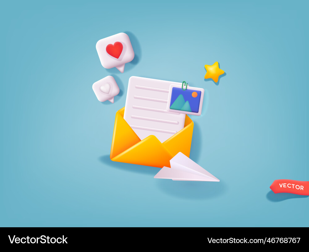 Email and messaging marketing campaign Royalty Free Vector