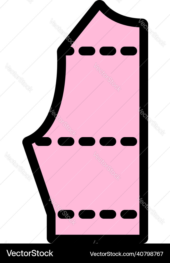 Sewing pattern icon Royalty Free Vector Image - VectorStock