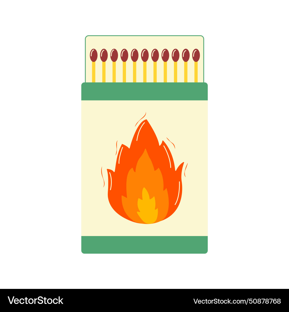 Matchbox Royalty Free Vector Image - VectorStock