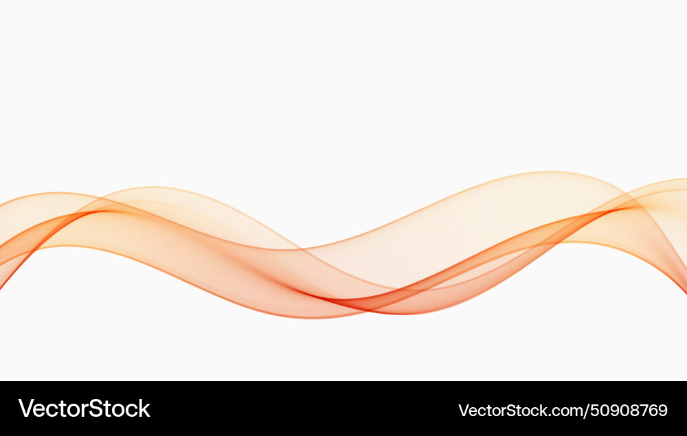 Abstract background transparent wavy lines Vector Image