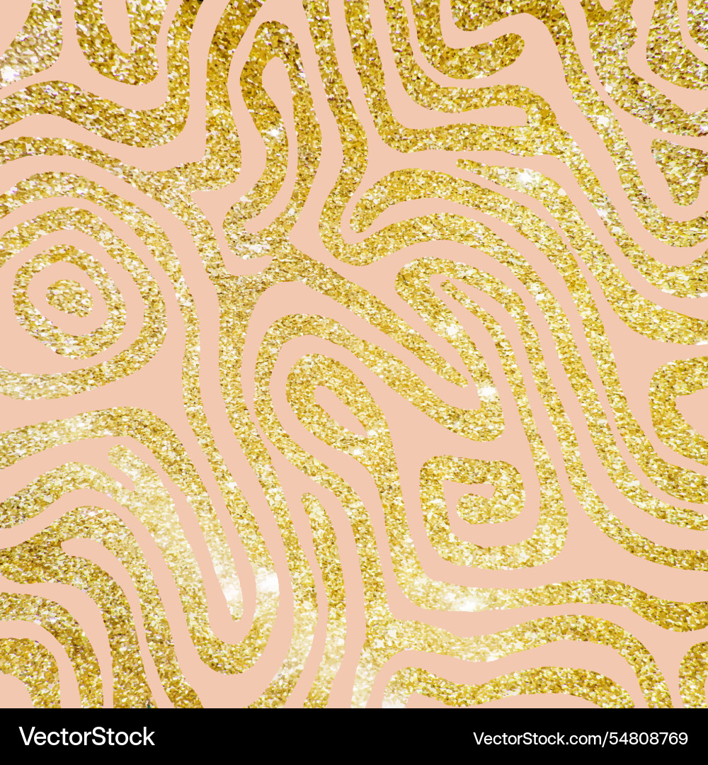 Golden Glitter Gradient Pattern Royalty Free Vector Image