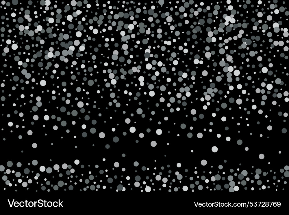 Silber Glitzer Konfetti tolles Design für jede Vektorbild