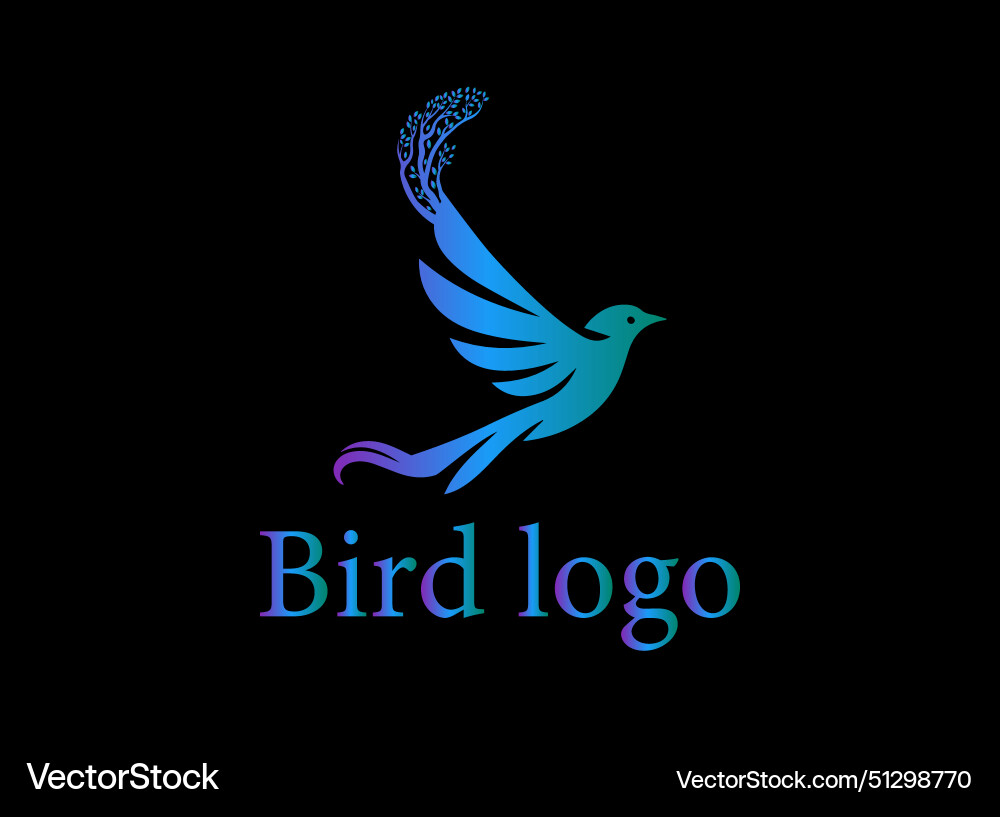 Bird logo Royalty Free Vector Image - VectorStock