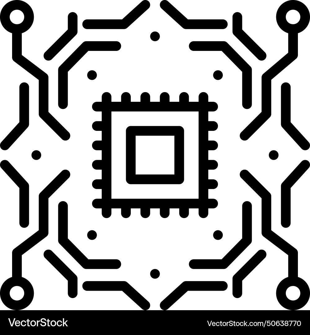 Circuit Royalty Free Vector Image - VectorStock
