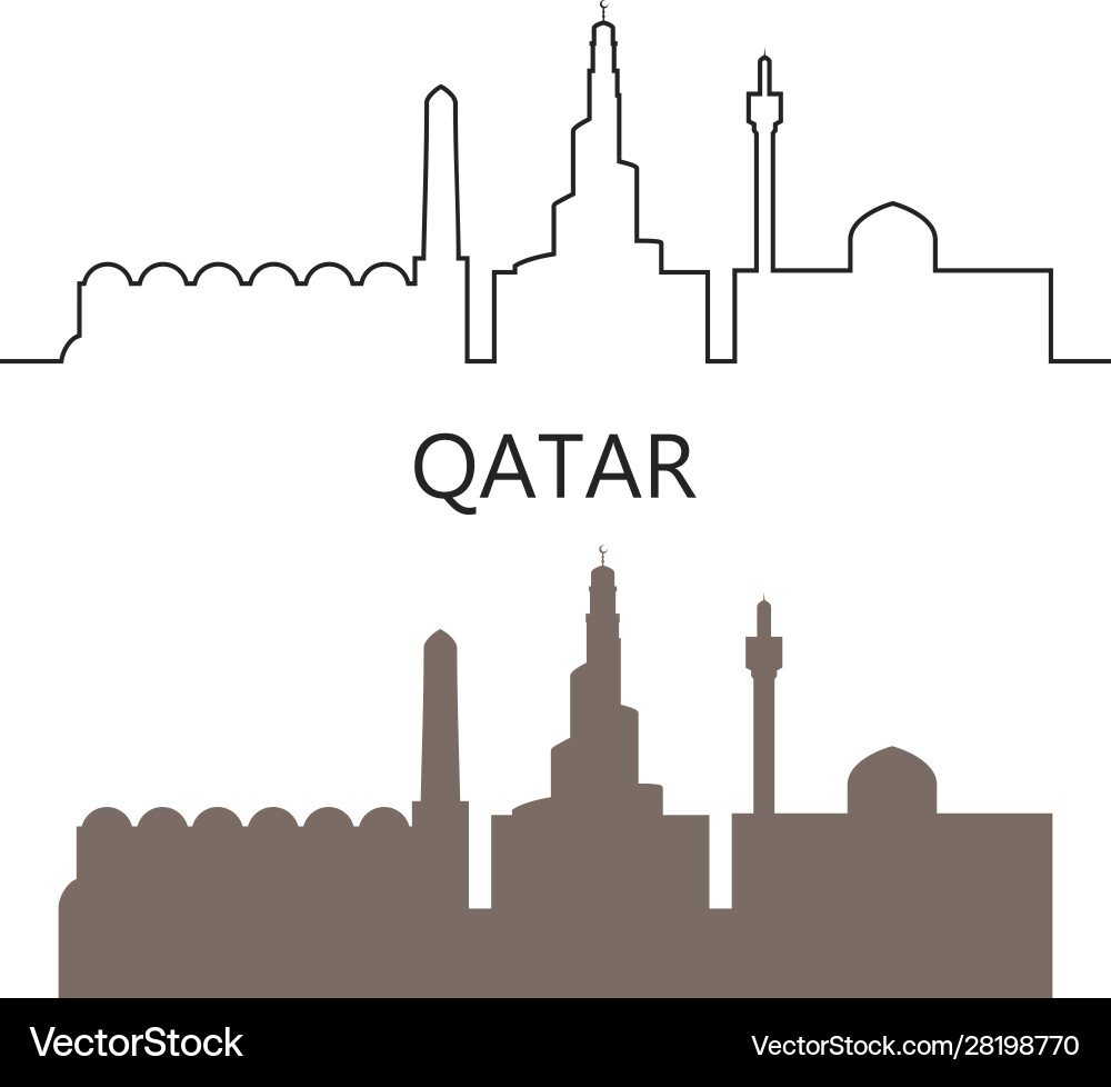 Qatar Royalty Free Vector Image - VectorStock