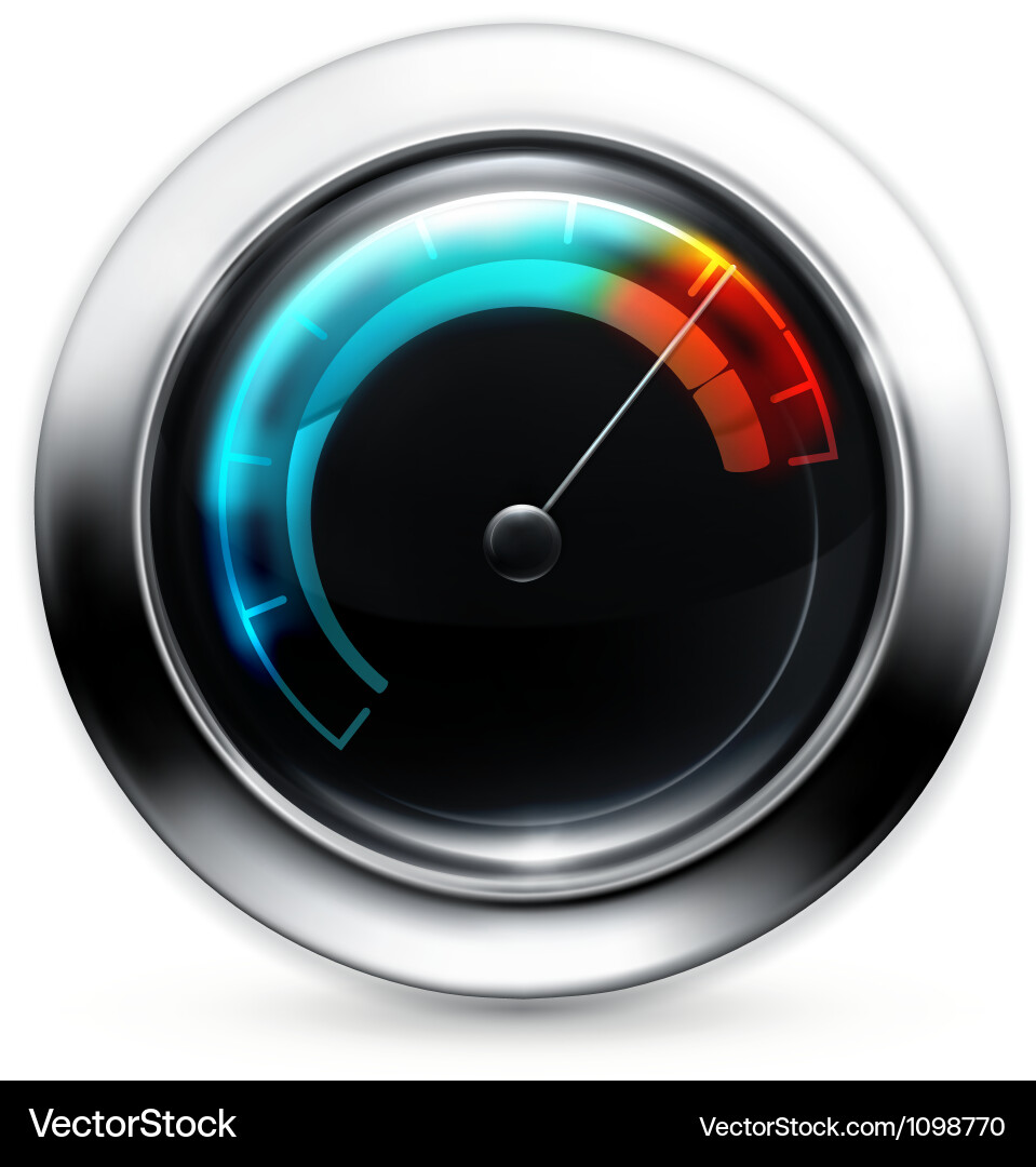 Speedometer Royalty Free Vector Image - VectorStock