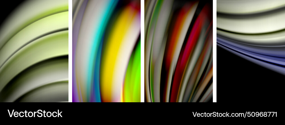 Blurred color line backgrounds Royalty Free Vector Image