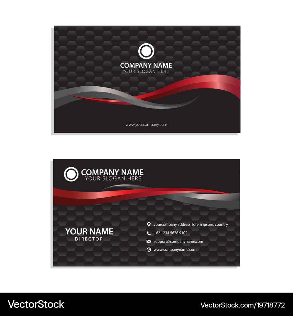 Business card Royalty Free Vector Image - VectorStock