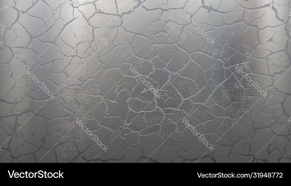 Metal Surface Cracks Royalty Free Vector Image