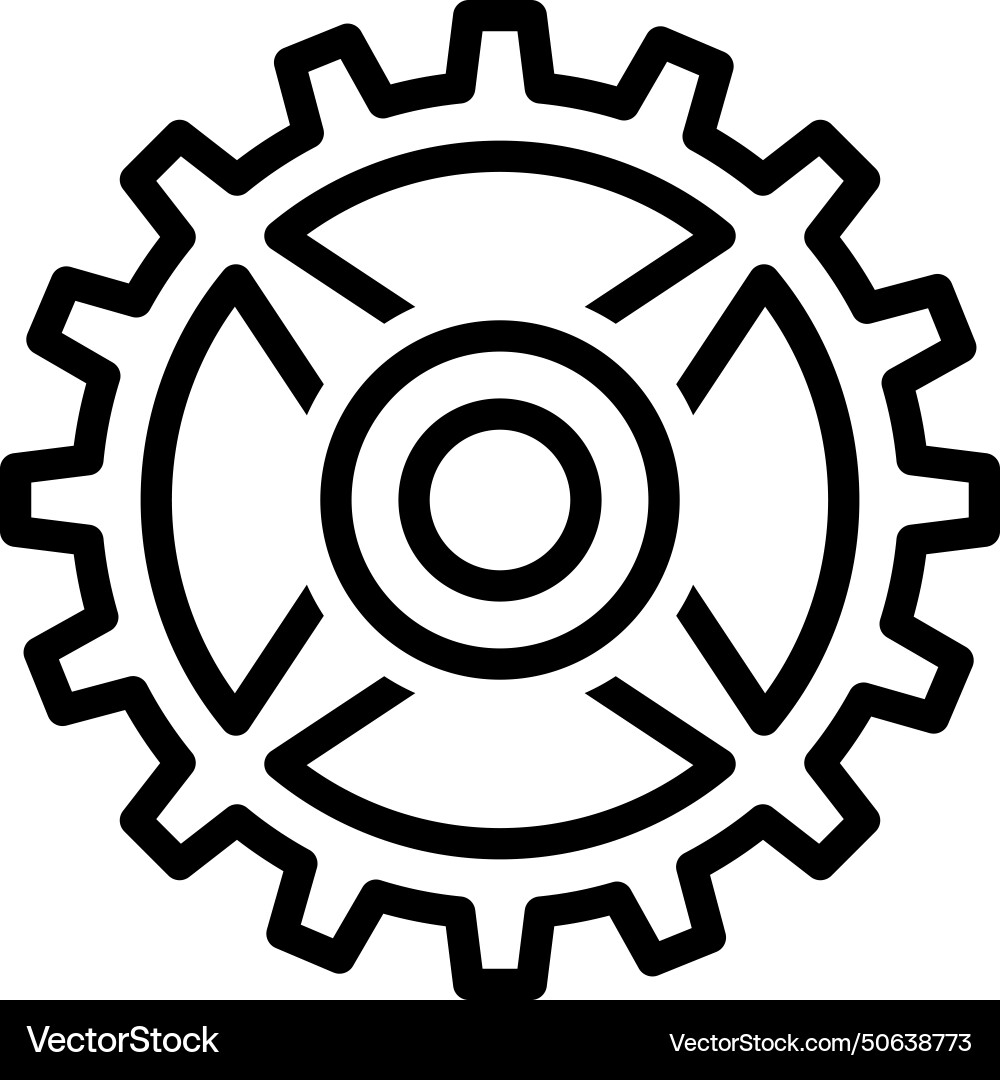 Cogwheel Royalty Free Vector Image - VectorStock