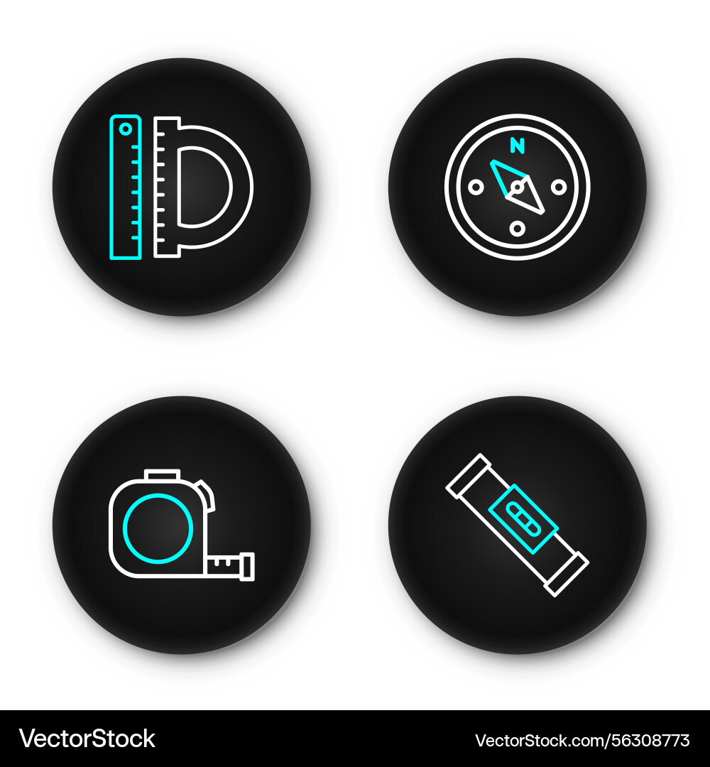 Construction Tools & Level Set Royalty Free Vector Image