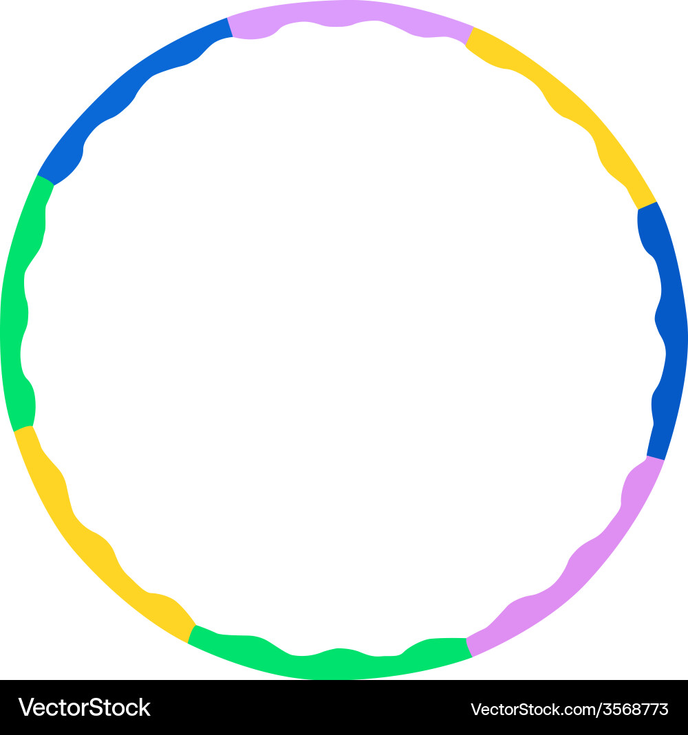 Hula hoop Royalty Free Vector Image - VectorStock