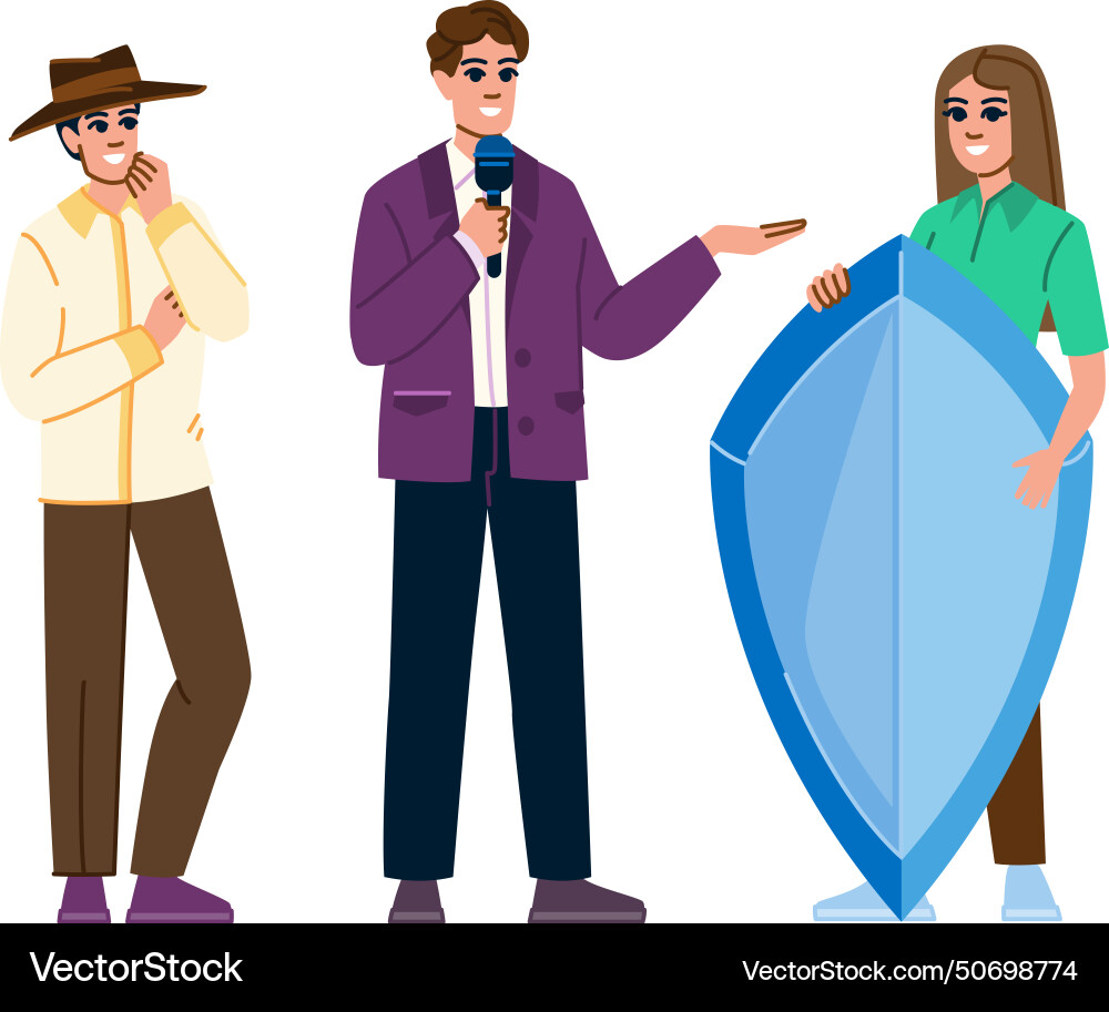 Algorithm eat expertise authoritativeness Vector Image