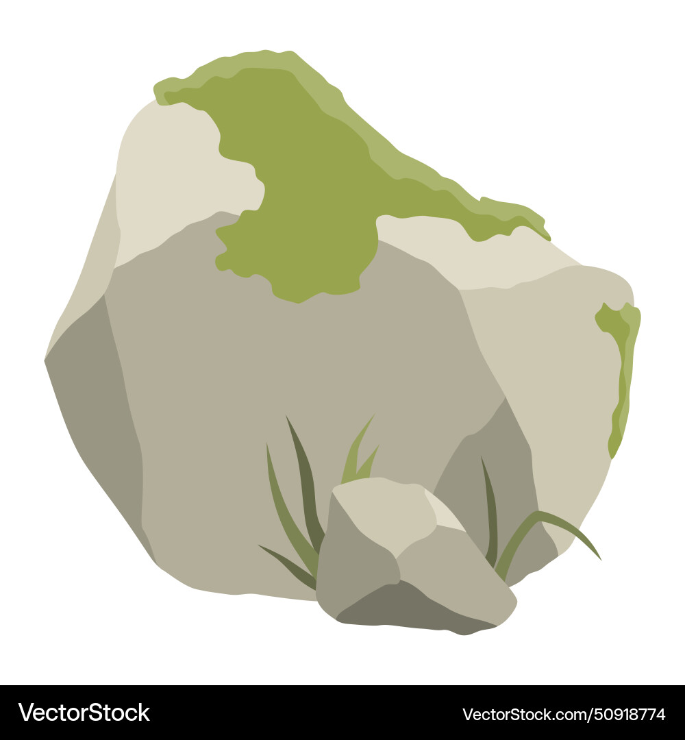Rock stone formations small boulder mountain Vector Image