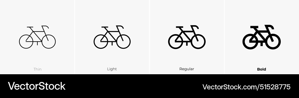 Fixie Symbol dünnes Licht regelmäßig und kühn Stil
