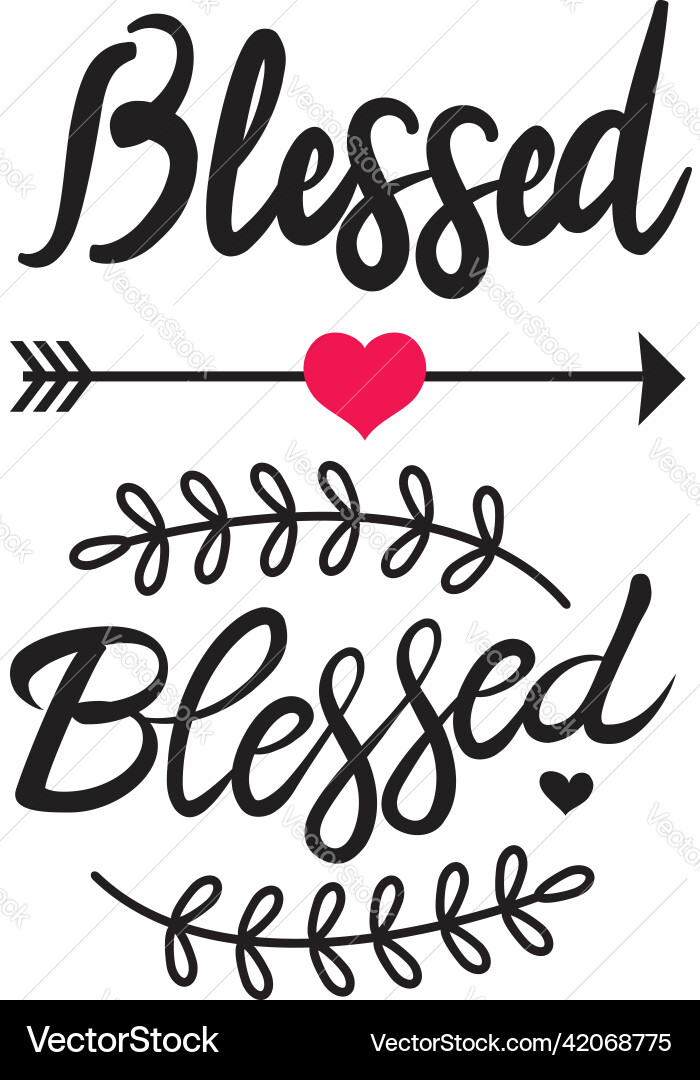 Religious faith calligraphy handwritten word Vector Image
