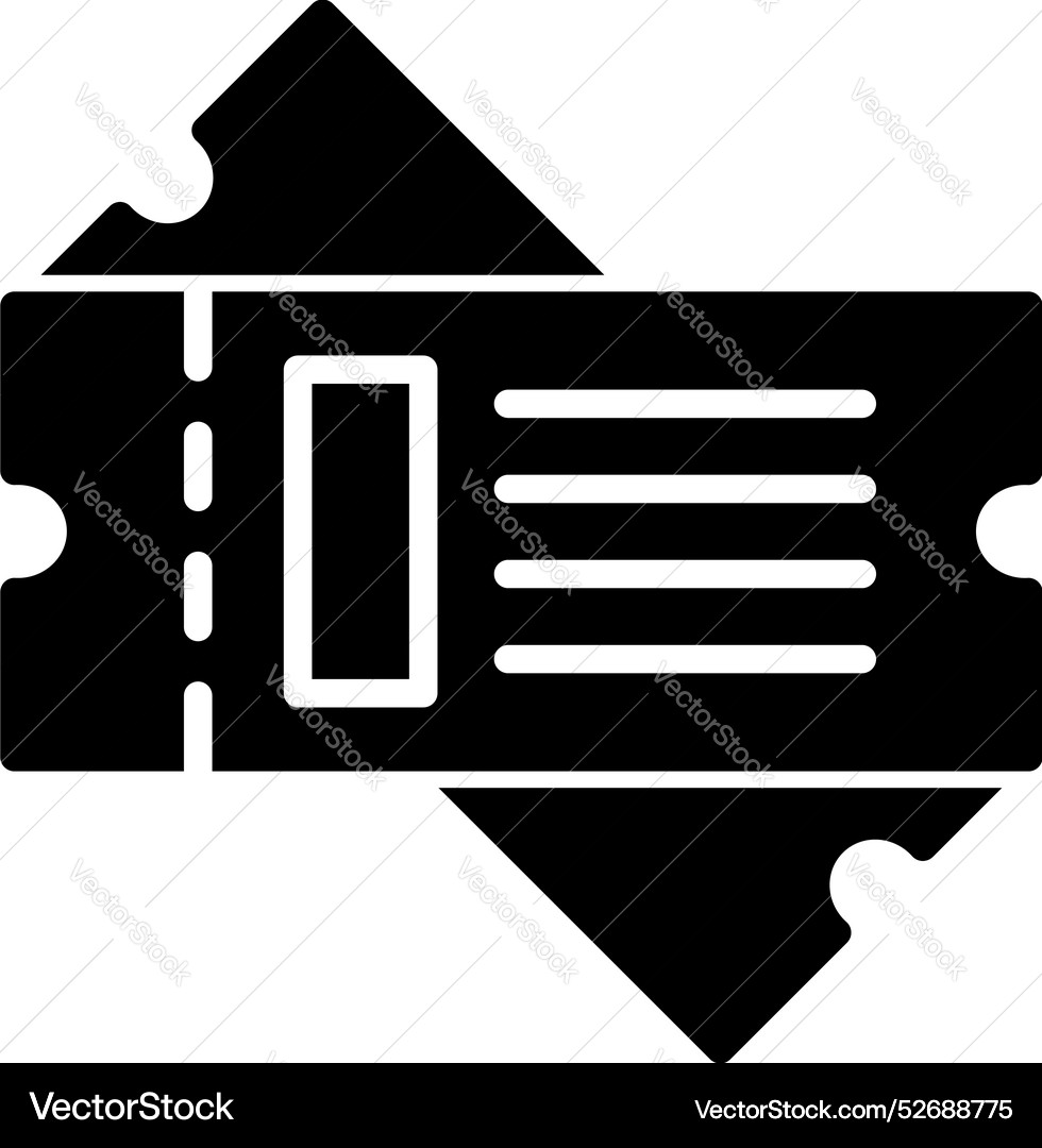 Ticket icon Royalty Free Vector Image - VectorStock