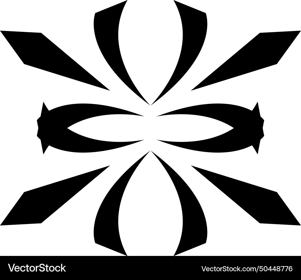 Creative tattoo tribal abstract ethnic art Vector Image