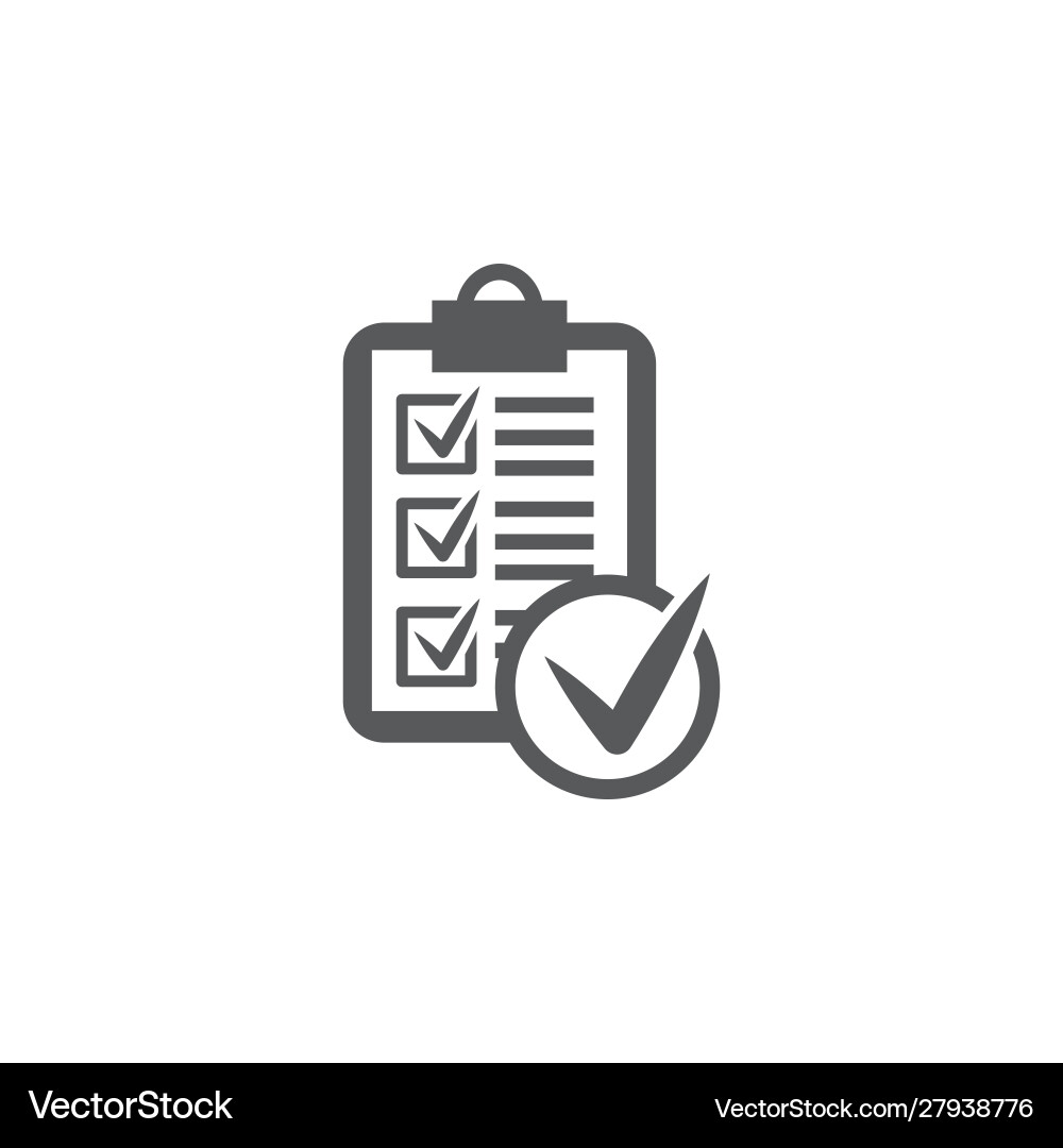 Rules icon on white background Royalty Free Vector Image