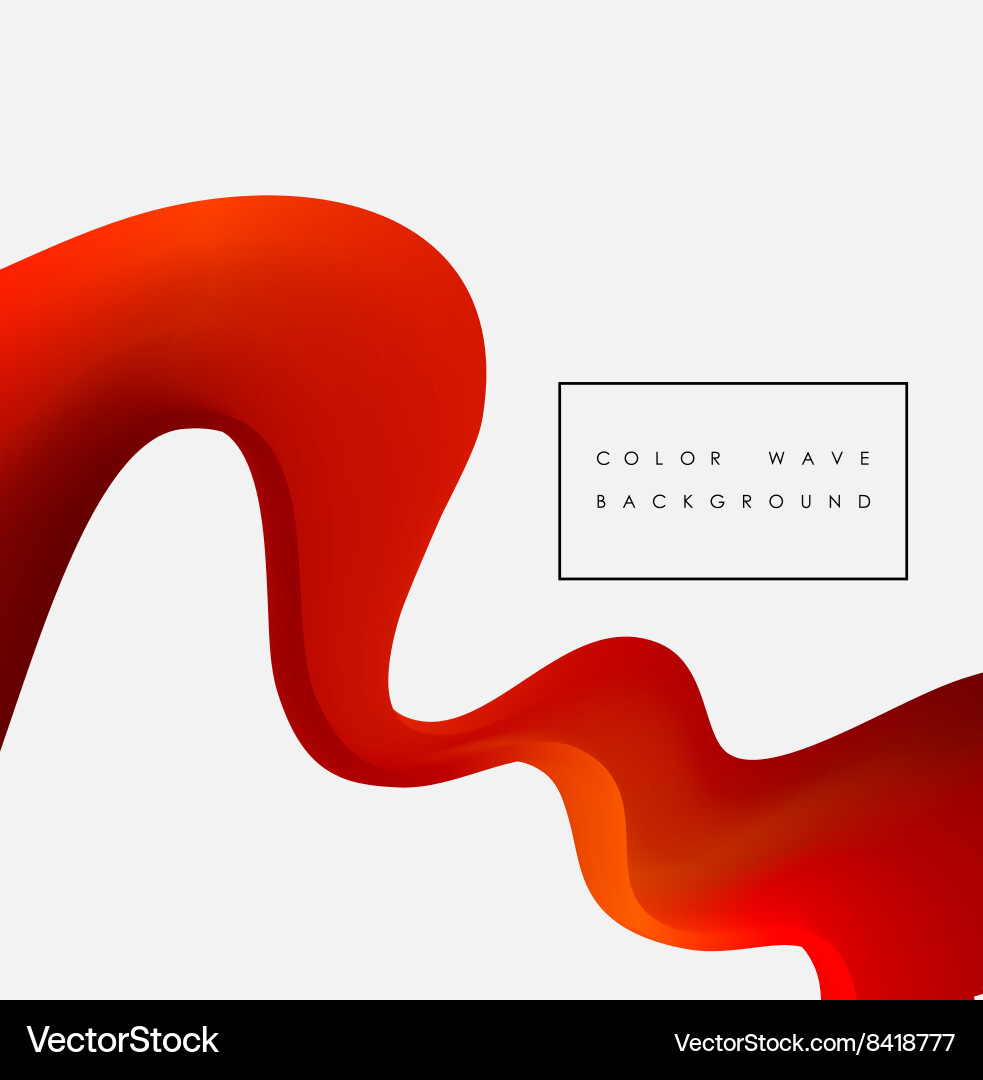 Abstract smooth wave motion Royalty Free Vector Image