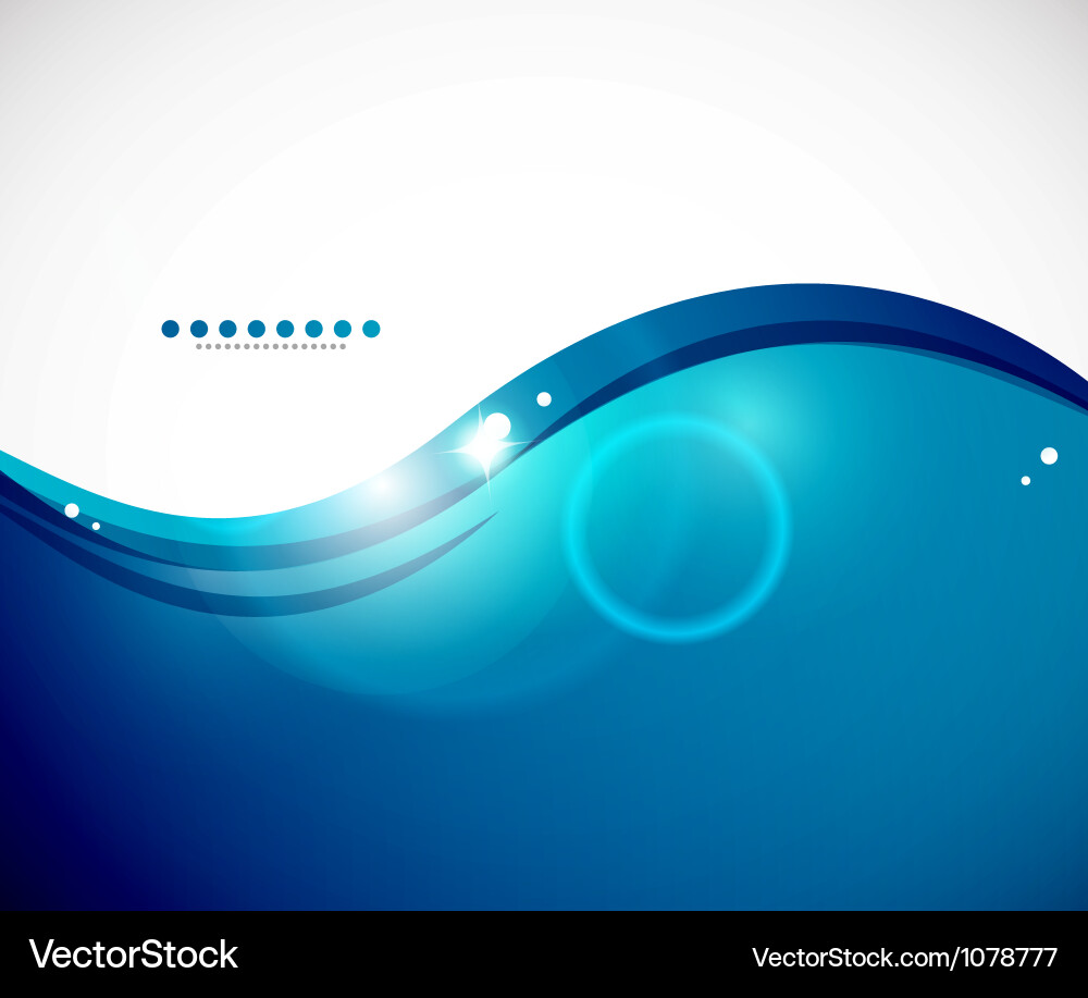 Detailed blue wavy abstract background Royalty Free Vector