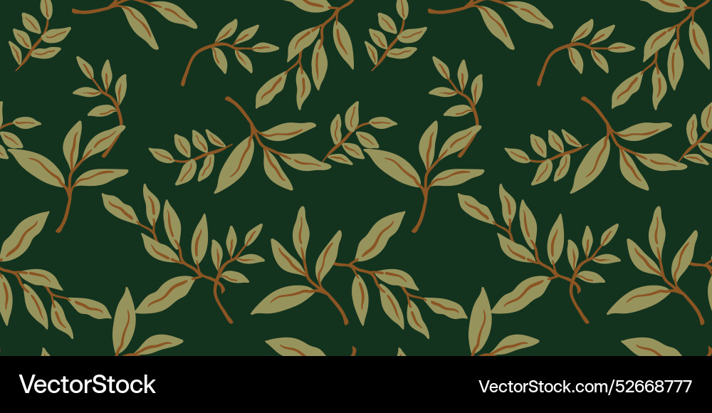 Floral seamless pattern design for paper Vector Image