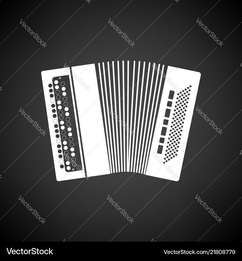 Accordion icon Royalty Free Vector Image - VectorStock