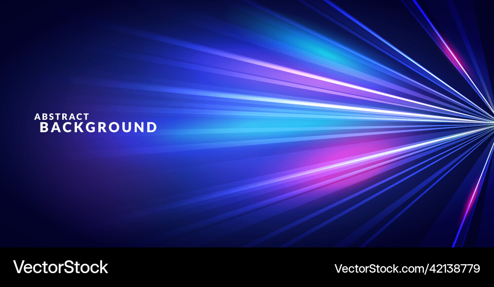 High speed lines with focus Royalty Free Vector Image