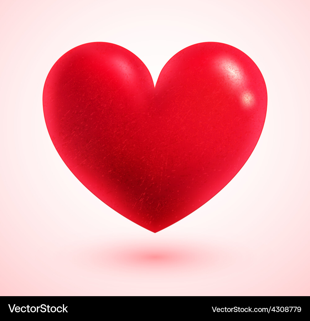 Valentine heart Royalty Free Vector Image - VectorStock
