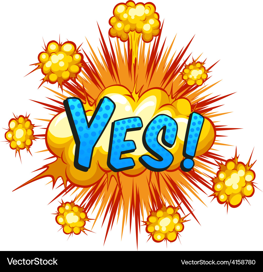 Yes Royalty Free Vector Image - VectorStock
