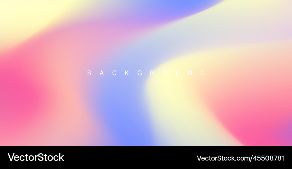 Abstract sky pastel rainbow gradient background Vector Image