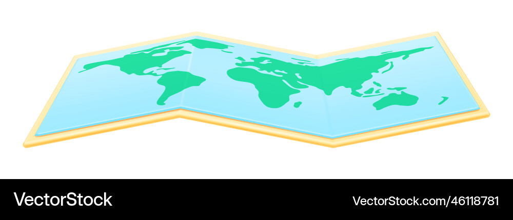 World Map - Cartography Royalty Free Vector Image