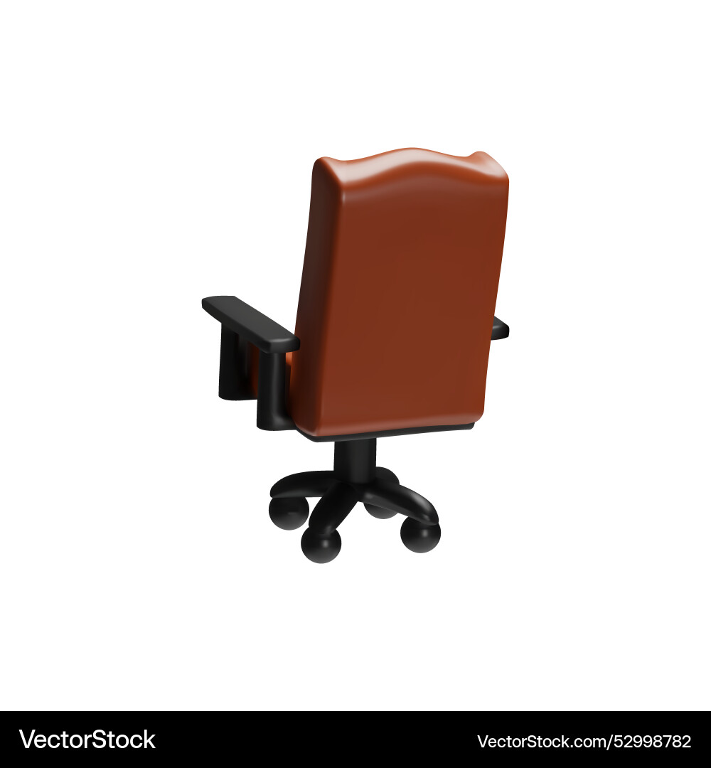 High-Back Office Chair Royalty Free Vector Image