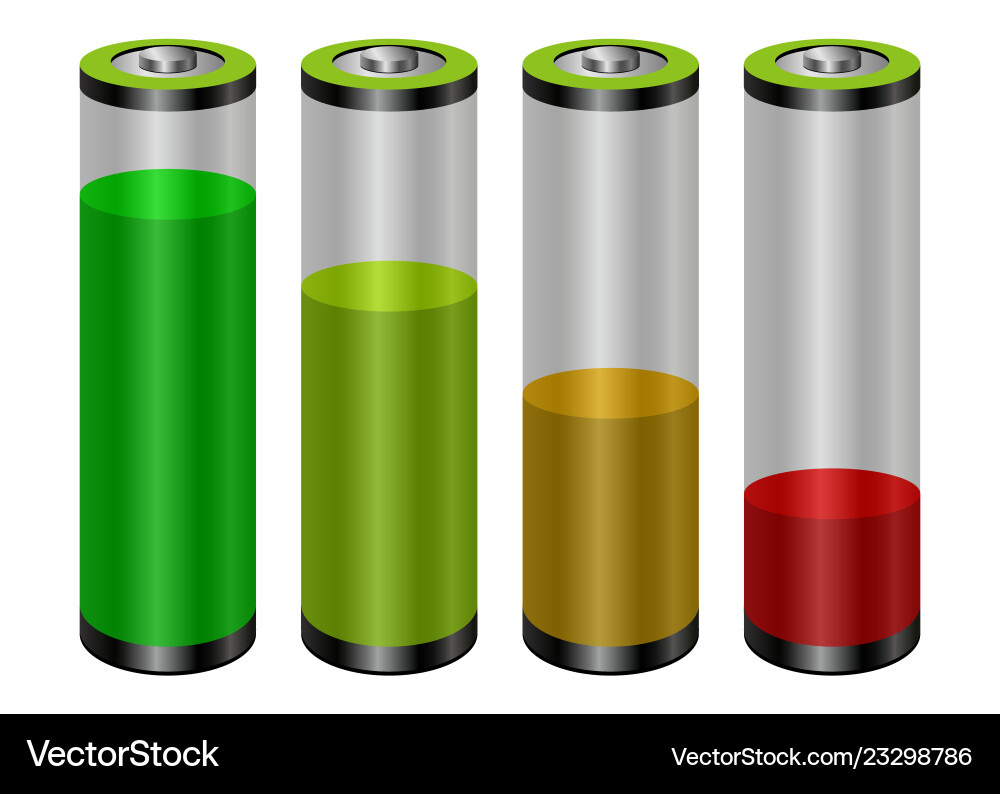 Battery design Royalty Free Vector Image - VectorStock