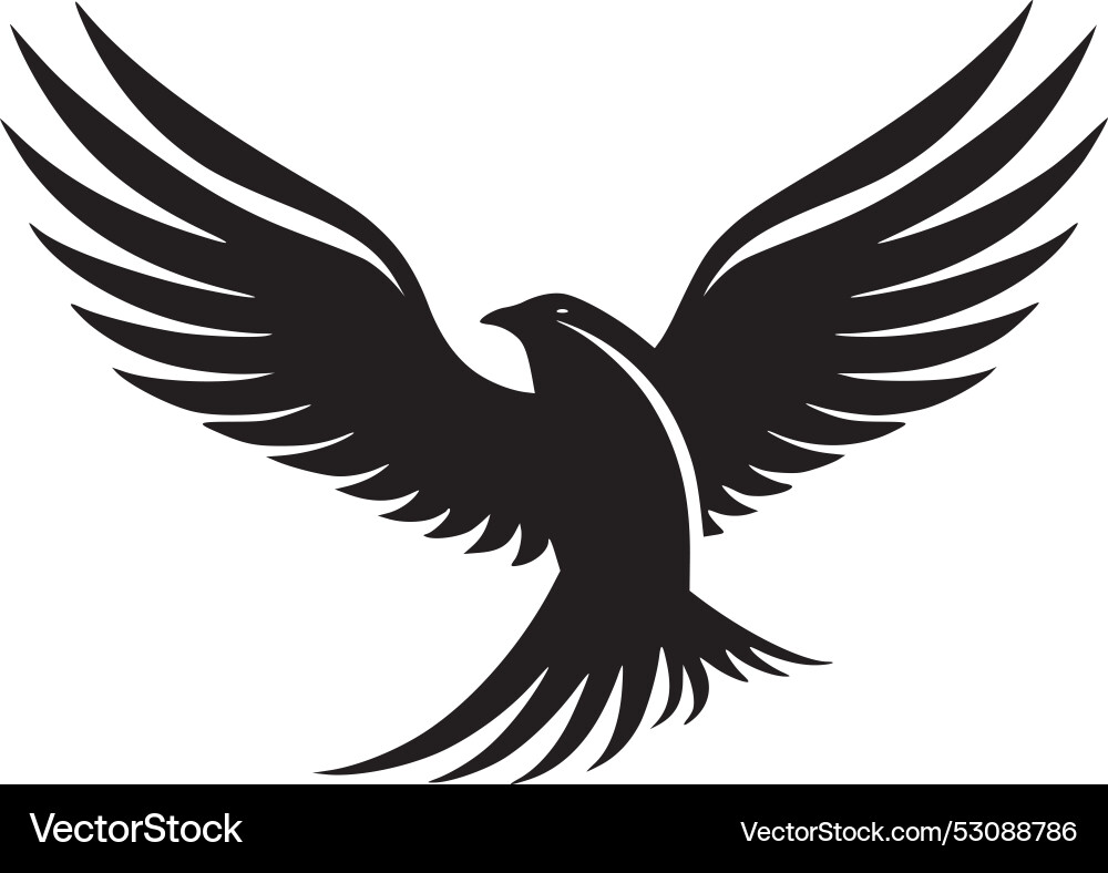 Petrel - black and white isolated icon Royalty Free Vector