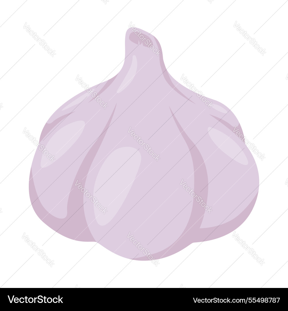 Garlic sign emoji icon vegetable Royalty Free Vector Image