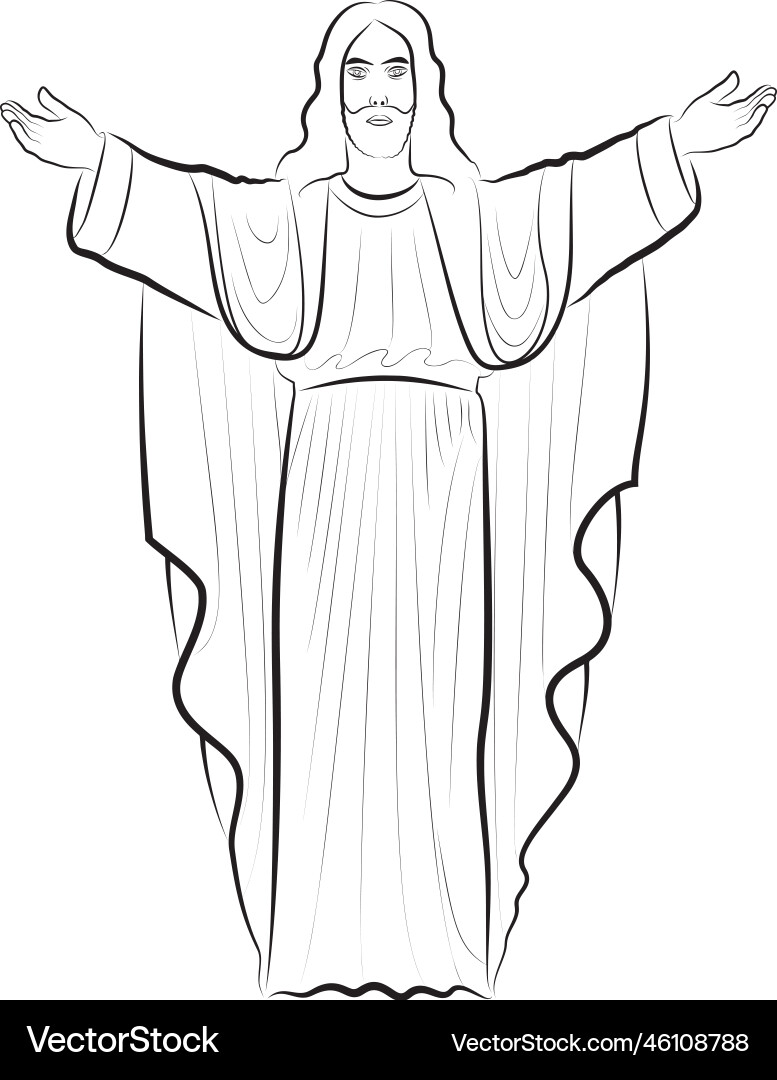 Jesus Royalty Free Vector Image - VectorStock