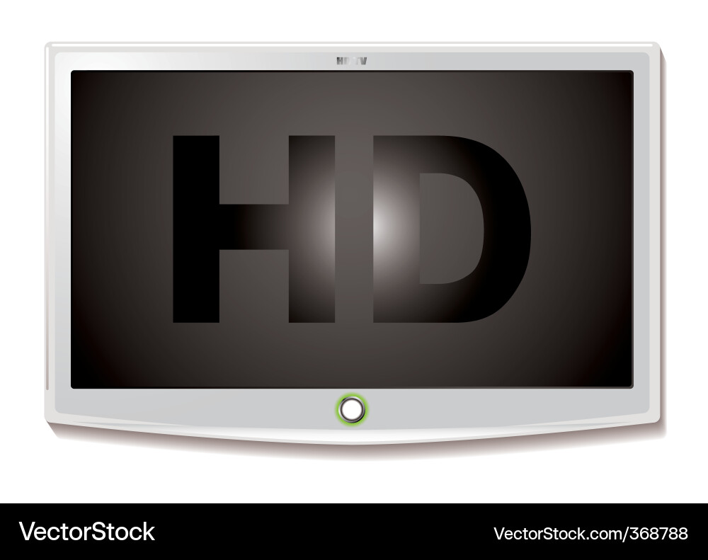 Lcd tv Royalty Free Vector Image - VectorStock
