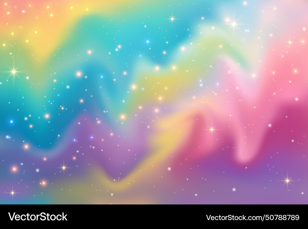 Gradient sky background with stars bright Vector Image
